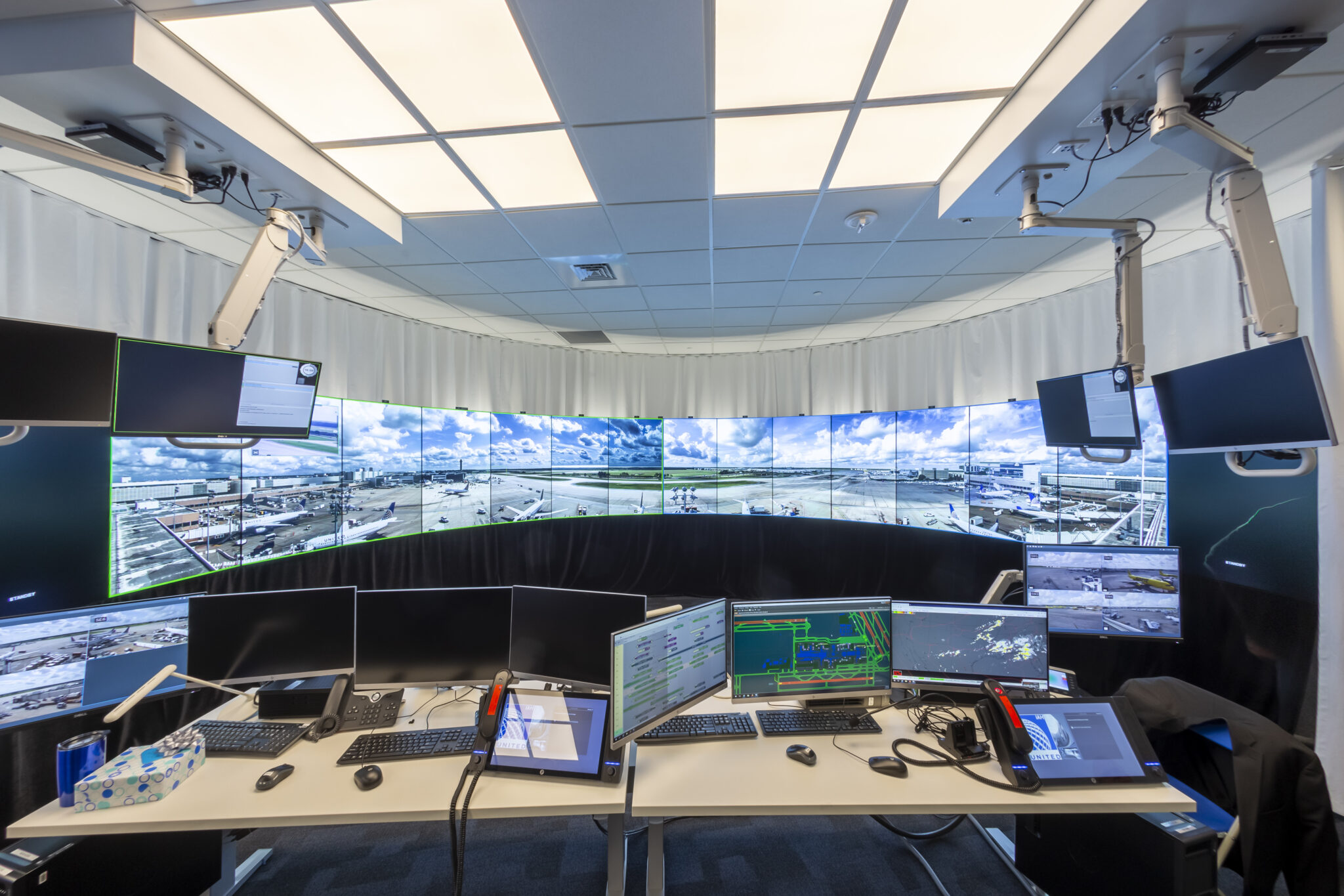 Virtual Ramp Control Tower and Command Center - HarrisonKornberg Architects