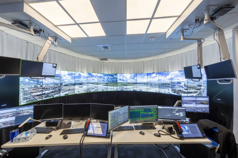 Virtual Ramp Control Tower and Command Center - HarrisonKornberg Architects