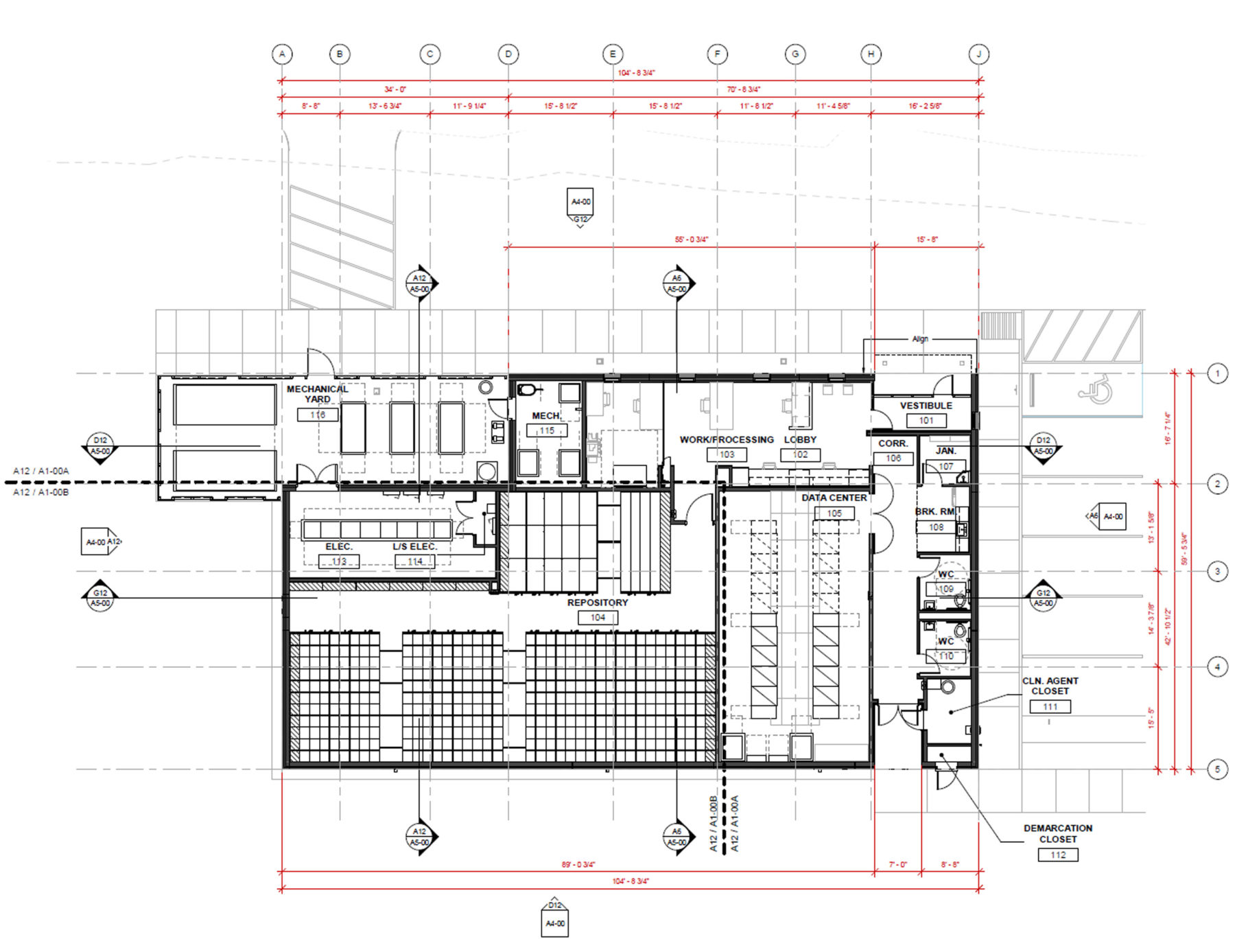 Records Storage and Data Center - HarrisonKornberg Architects